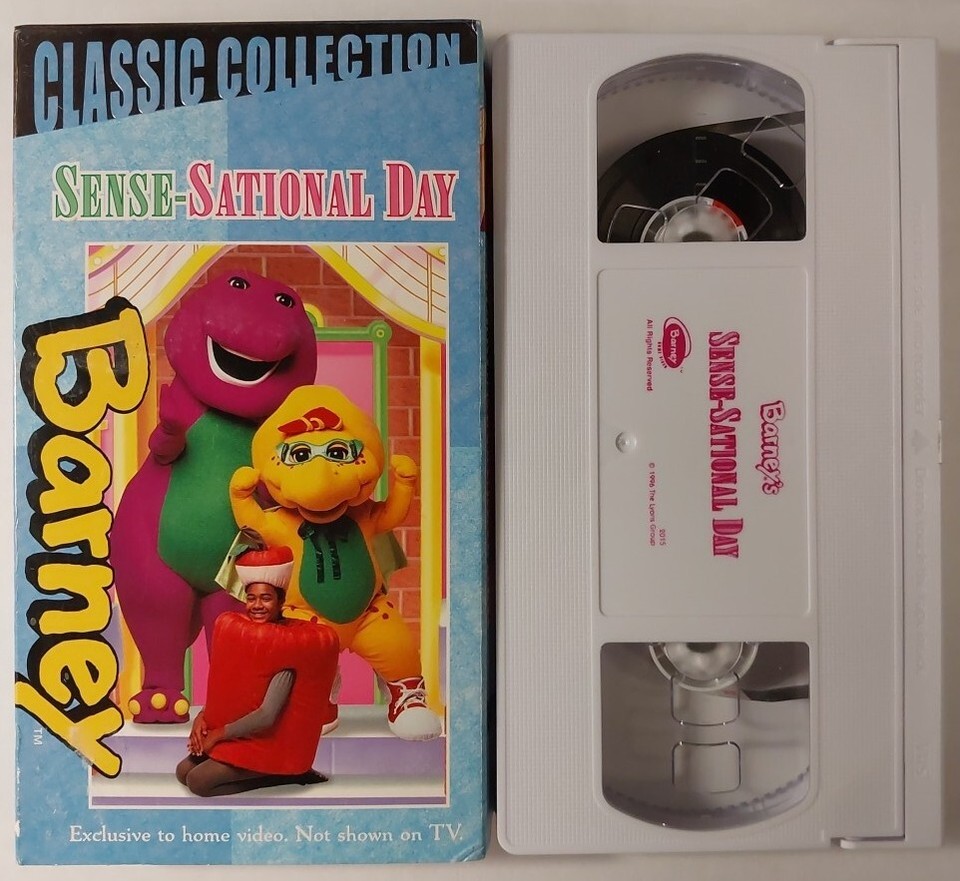 Barney’s Sense-Sational Day Classic Collection VHS Video Tape RARE ...