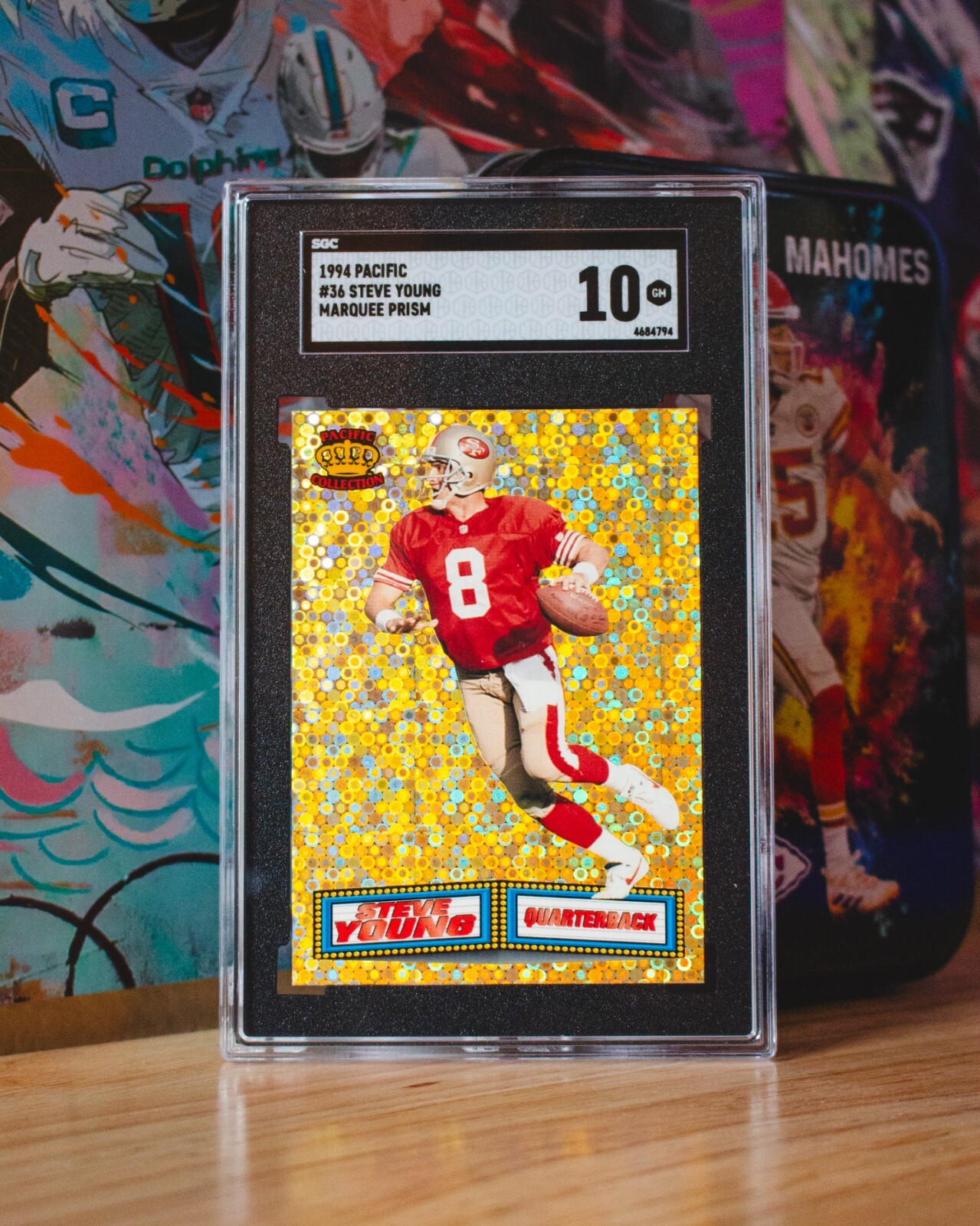 1994 Pacific Crown Collection - Marquee Prisms Gold #36 Steve Young for ...