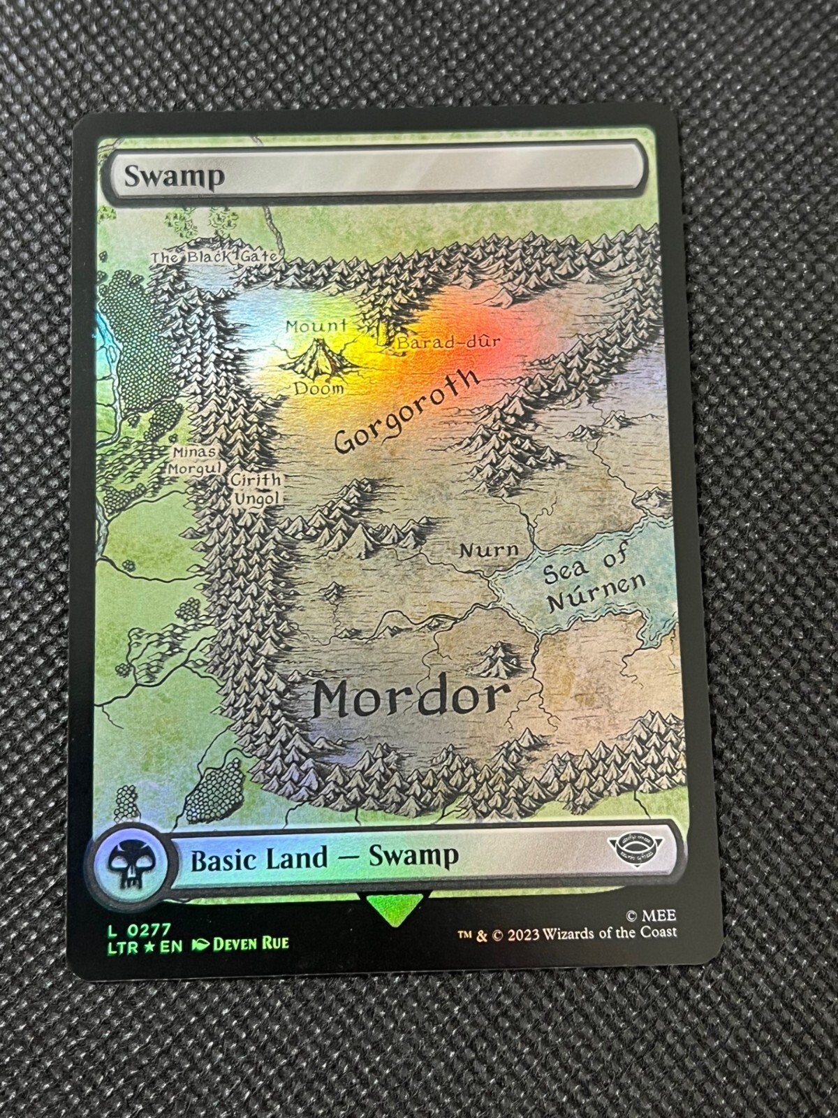 Swamp Full Art Foil 277 Mint Lord Of The Rings LTR Mtg Magic | eBay