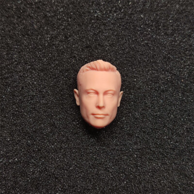 1/10 Scale Tesla Founder Elon Reeve Musk Head Sculpt Unpainted Fit 7 ...