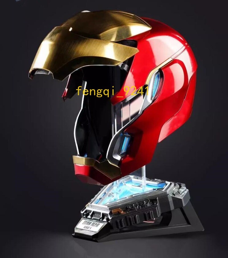 Mk50 Friday Iron Man Helmet 1/1 Wearable COS Remote Touch Voice Control ...