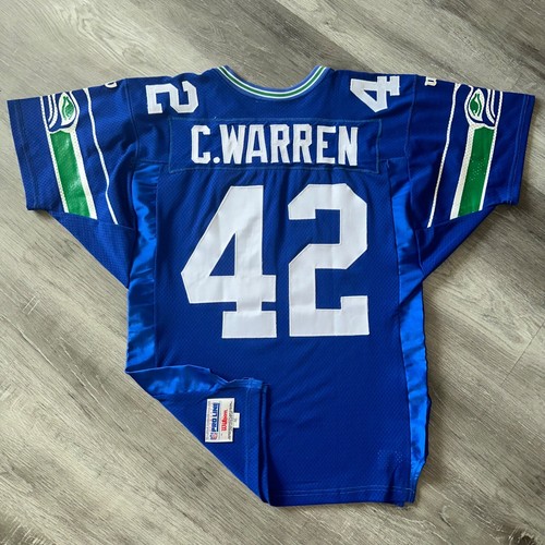 Authentic Chris Warren Seattle Seahawks Jersey 46 Wilson Pro Line New ...