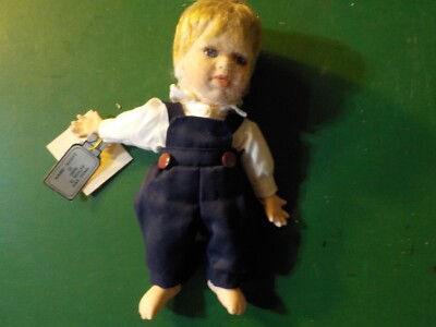2000 Fritz's Basket Babies Gustave (Fritz) Wolff Baby Doll Scott 8" (CL ...