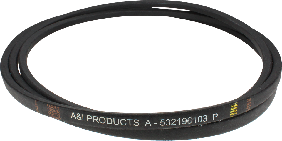 Mower Belt 196103 fits Husqvarna YTH25K54 YTH26K YTH26V54 YTH26V54 ...