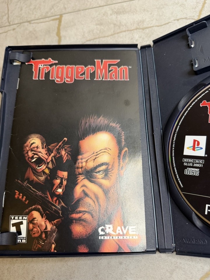 NOS NEW SEALED PS2 Trigger Man Sony PlayStation 2 Rated Teen Single ...