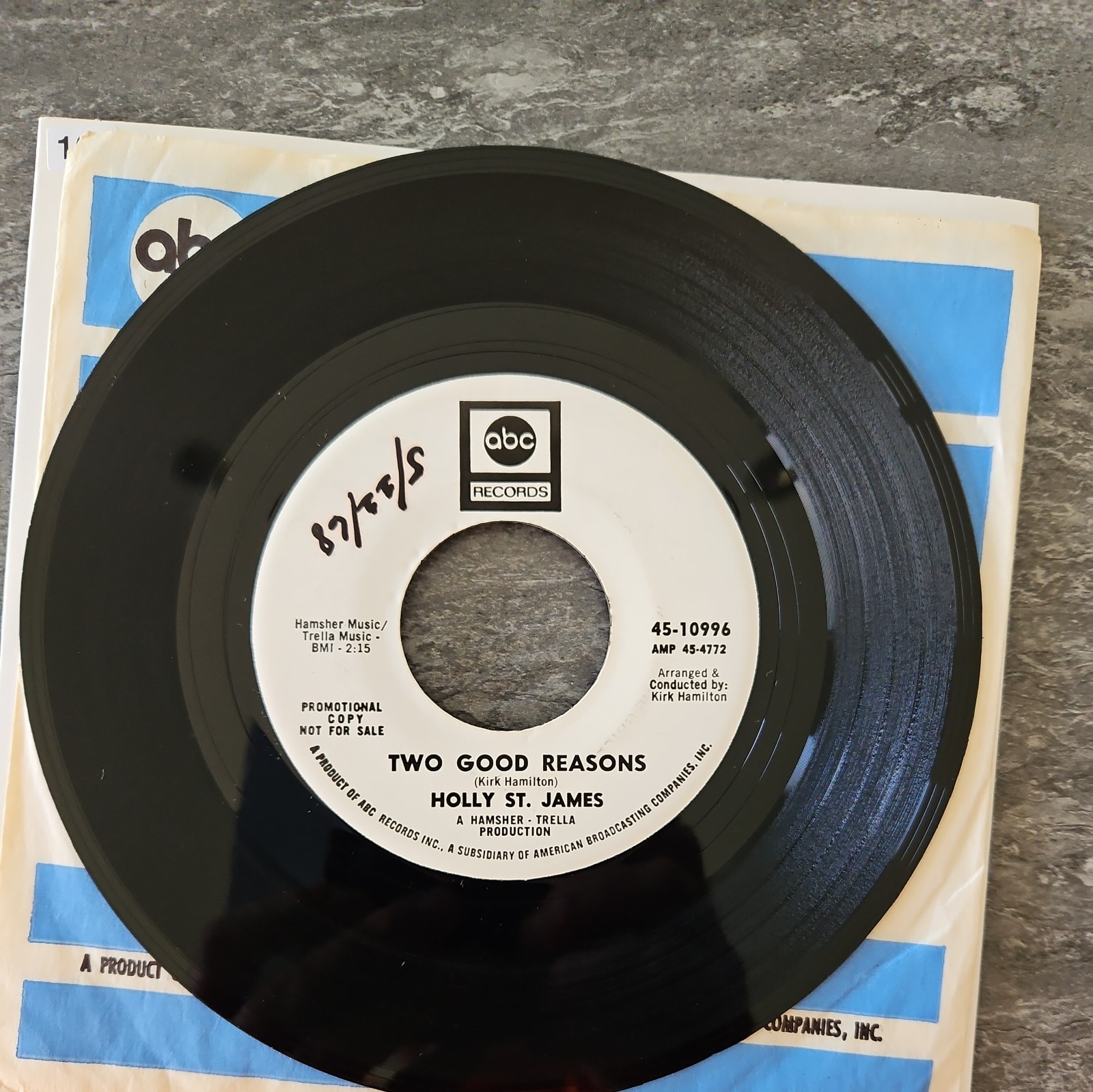Northern Soul 45 HOLLY ST. JAMES That’s Not Love ABC Promo NM (unplayed ...