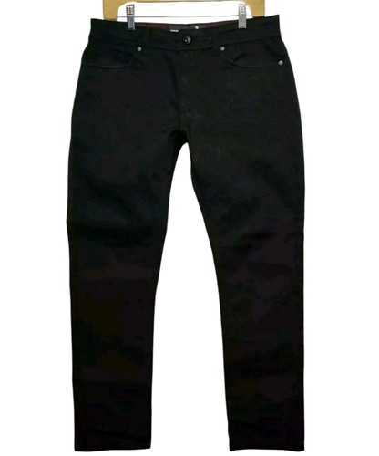 Stone Falcon Slim Fit Comfort Men's Black Jeans 34x30 Stretch | eBay