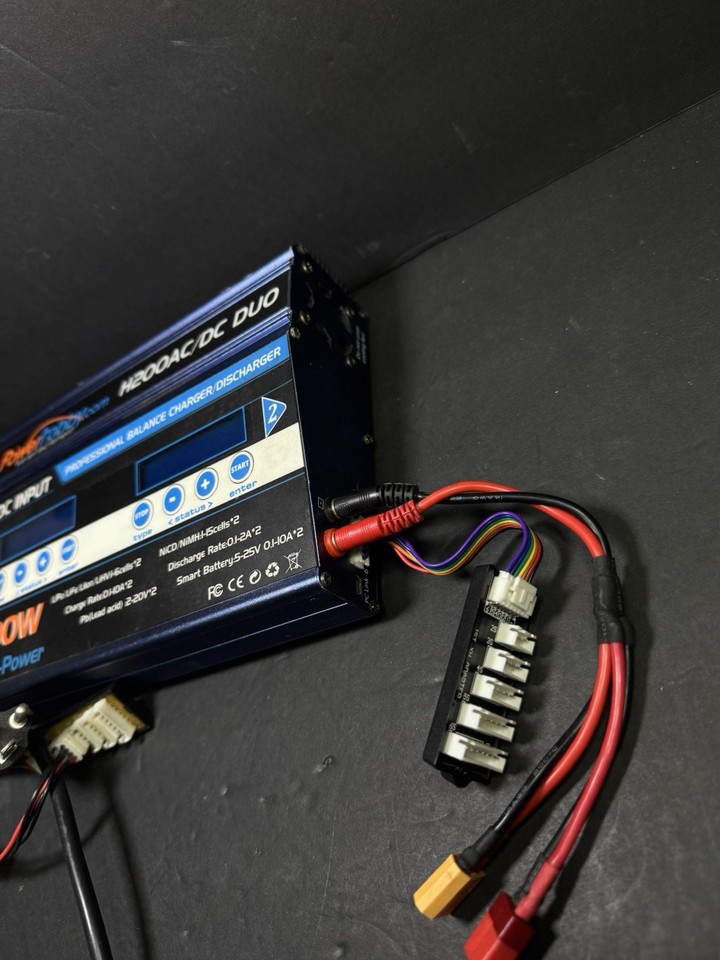 Hobbypower Powerhobby H200 AC / DC 200W Dual 10A LiPo Duo RC Battery ...