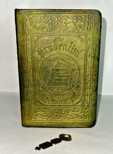 The Prudential Insurance Co of America Mini Book Coin Bank w/ Key | eBay