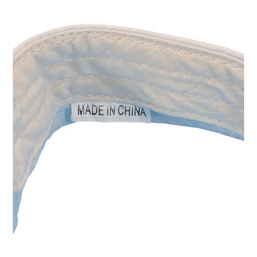 Vintage Miller Lite White Visor Sun Hat Golf White Blue Embroidery ...