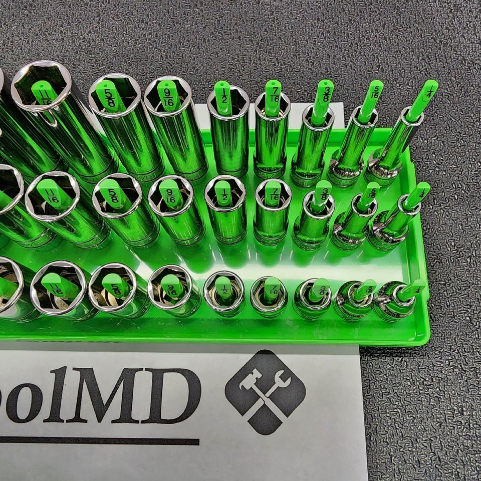 Snap-on Tools USA NEW 84-Piece SAE & Metric 3/8" Dr 6-Point MASTER ...