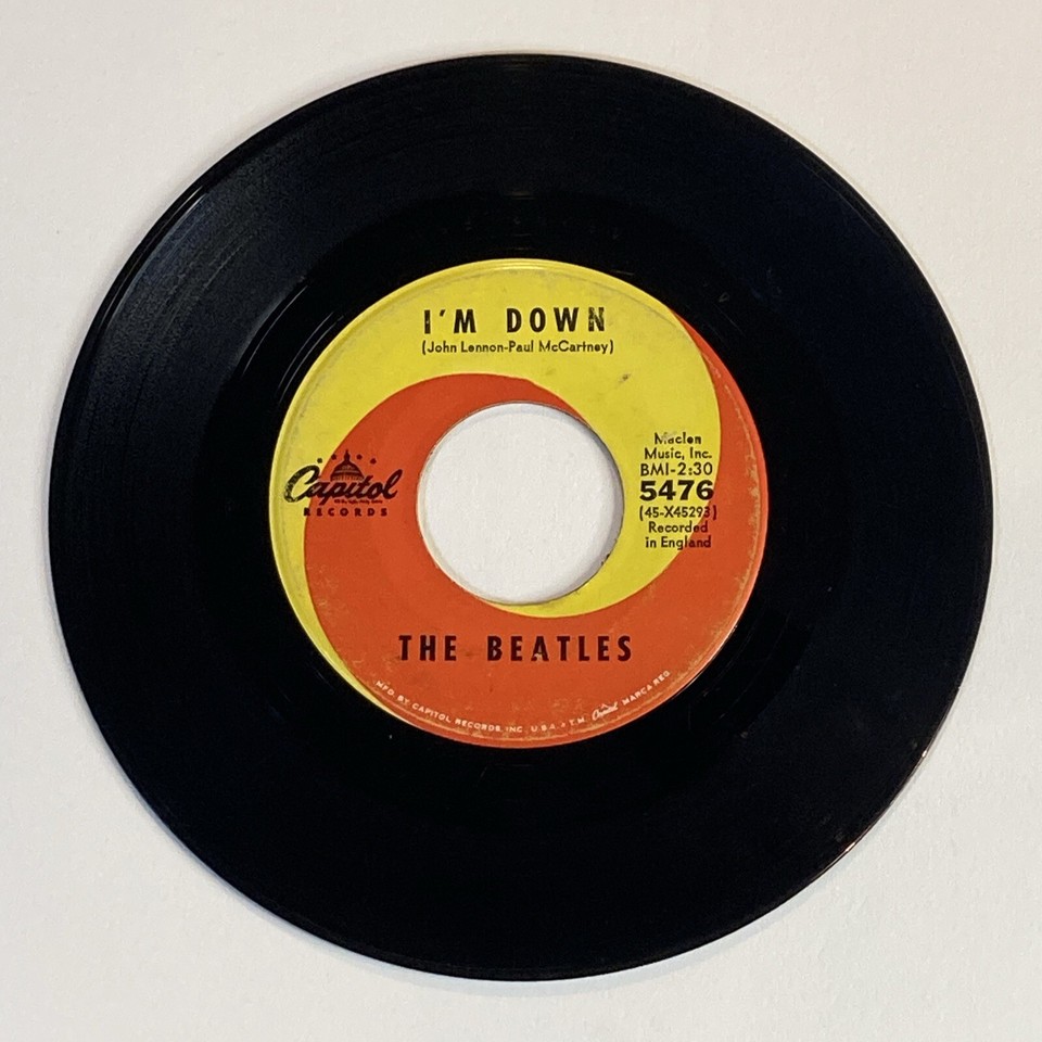 The Beatles 45 RPM Record Help!/I’m Down Capitol 5476 | eBay