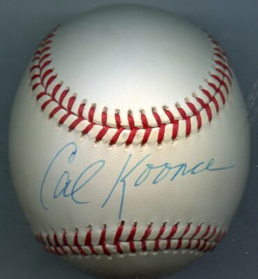 CAL KOONCE Signed Baseball 1969 Mets 1963 Cubs PSA/DNA Authenticated | eBay