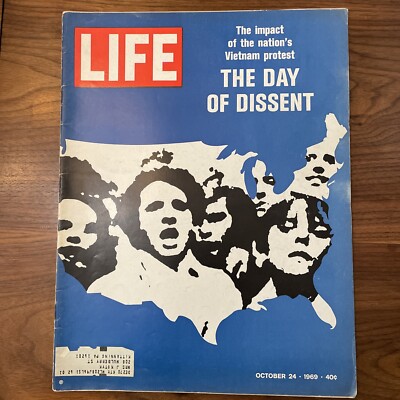 Life Magazine October 24, 1969 Vietnam Protest The Day of Dissent | eBay