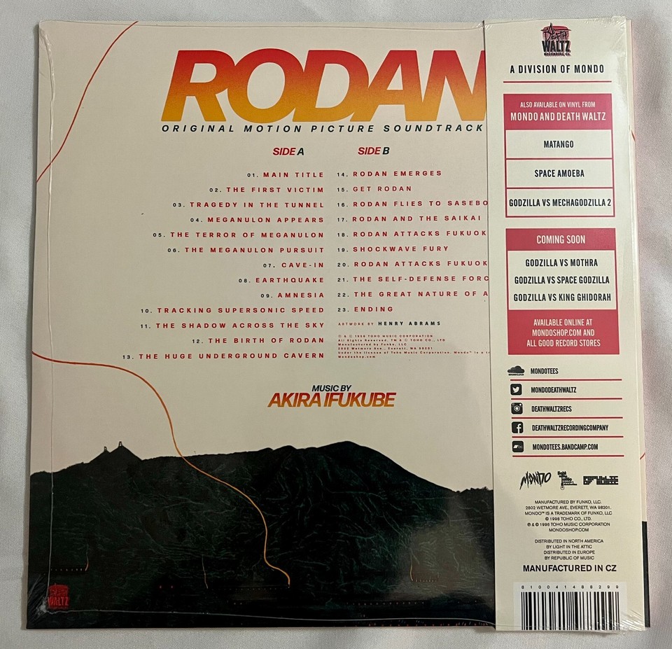 Akira Ifukube - Rodan (Original Soundtrack) - Eco-Mix Colored Viny New ...