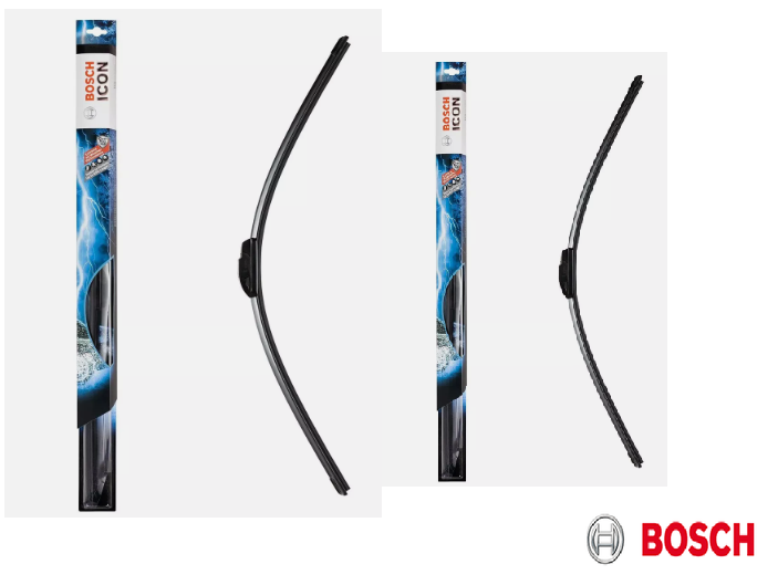 BOSCH ICON 26A" + 17A" Windshield Wiper Blade Up To 40% Longer Life 2 ...