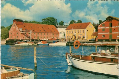 Denmark Praesto Præstø - Harbor 1976 cover on continental size chrome ...