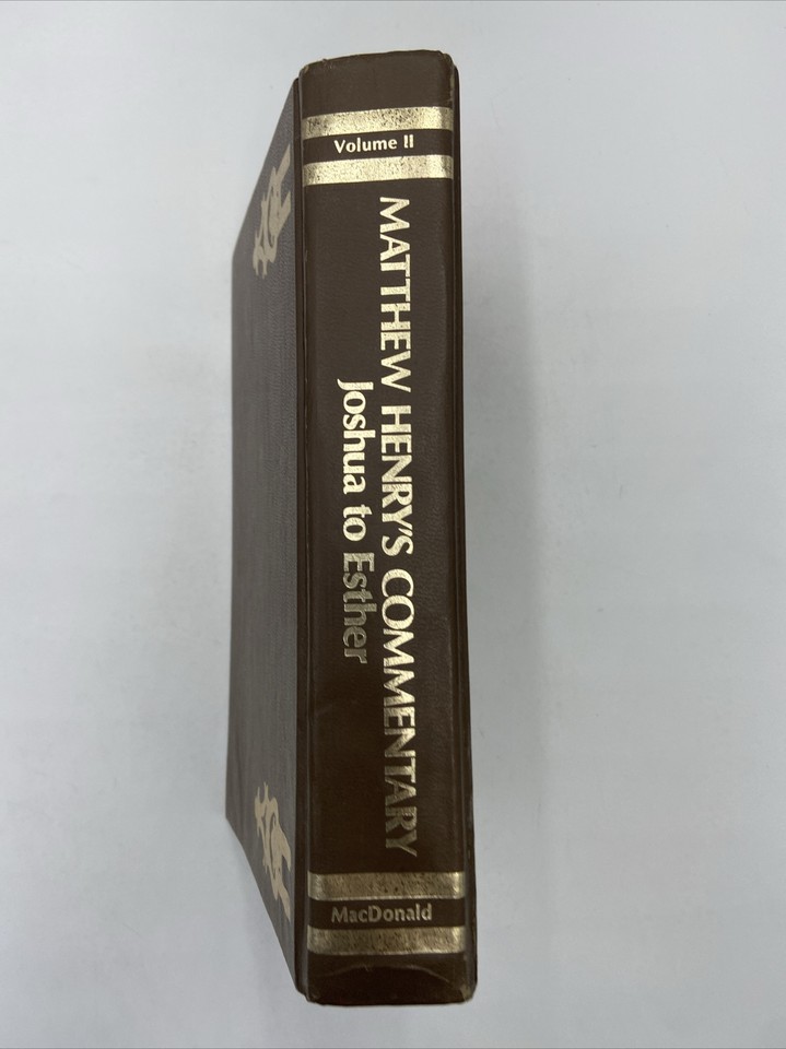Matthew Henry's Commentary On The Whole Bible Vol 3 Job To Song Of ...