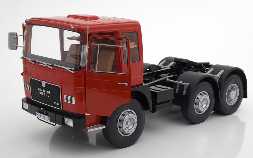 MAN F7 16.304, rot/schwarz, 1972 - 1:18 ROAD KINGS 180053 LKW Orient ...