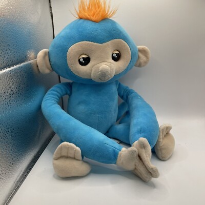 FINGERLINGS 2018 Blue Monkey Plush Stuffed Animal Toy Makes Sounds ...