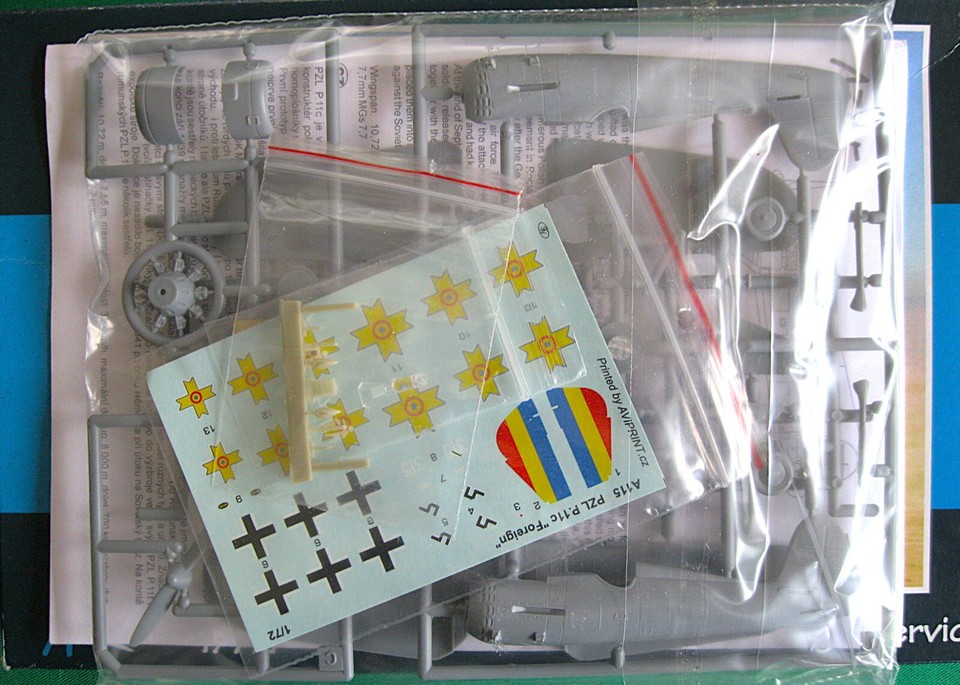 Azur Models 1/72 PZL P.11c 'In Foreign Service' Plastic Model Kit ...