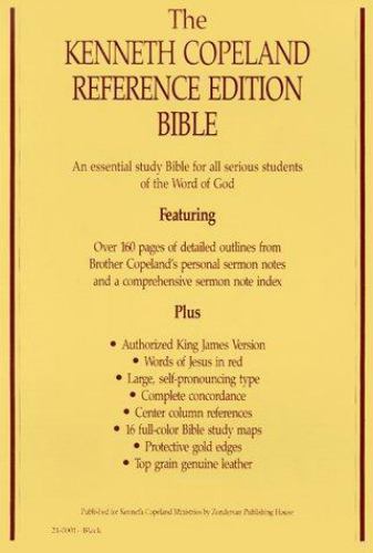 Kenneth Copeland Reference Bible by Kenneth Copeland (1991, Leather ...