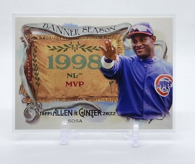 2022 Topps Allen & Ginter SAMMY SOSA Banner Season CUBS #BS-20 | eBay