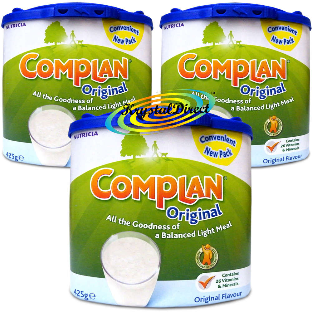 3x Complan Original Nutrition Vitamin Supplement Protein Energy Drink ...