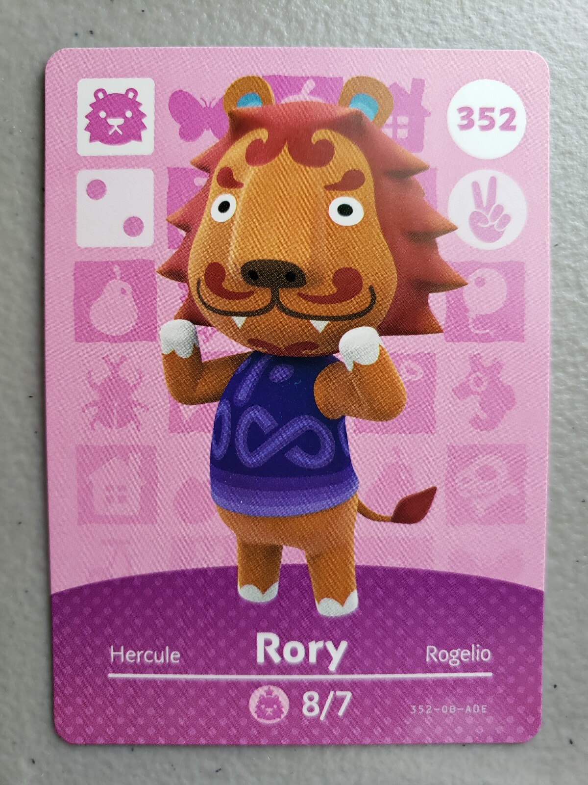 #352 Rory Series 4 Mint & Never Scanned NA Animal Crossing Amiibo Card ...