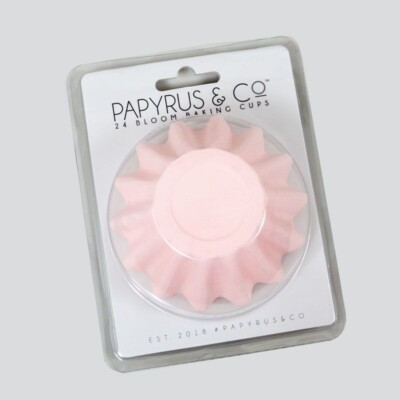 Papyrus Bloom Baking Cups - 24 Pack - Pastel Pink | eBay Australia