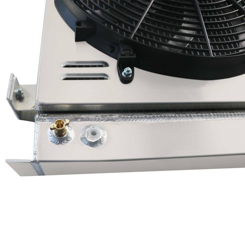 3-ROW ALUMINUM RADIATOR SHROUD FAN FIT 1930~1931 FORD MODEL A;CHEVY V8 ...