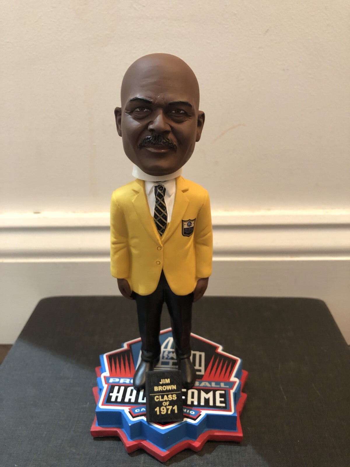 Jim Brown NFL Pro Football Hall of Fame Gold Jacket Induction ...