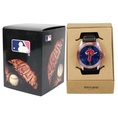 MLB Phillies Watch Men's Gambit Style Jewelry Wrist Band Philadelphia ...