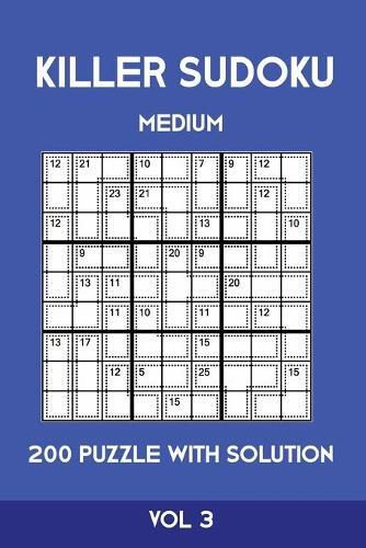 Tewebook Sumdoku Killer Sudoku Medium 200 Puzzle WIth Solution Vol 3 ...