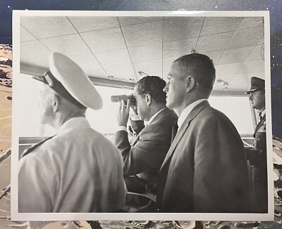 APOLLO 11 MISSION CONTROL RICHARD NIXON & FRANK BORMAN SPECIAL INTEREST ...