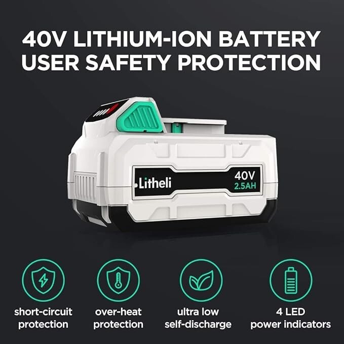 LiTHELi 40V 2.5AH Lithium lon Battery Pack ~ Genuine New **NOT for ...