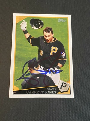 Garrett Jones Signed 2009 Topps Update UH Card Auto Pirates Autograph ...