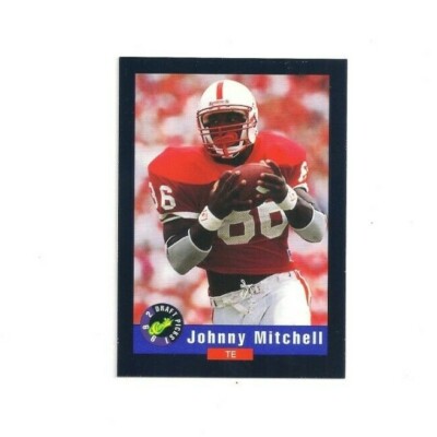 NFL 1992 Classic Blister Football JOHNNY MITCHELL #55 Nebraska ...