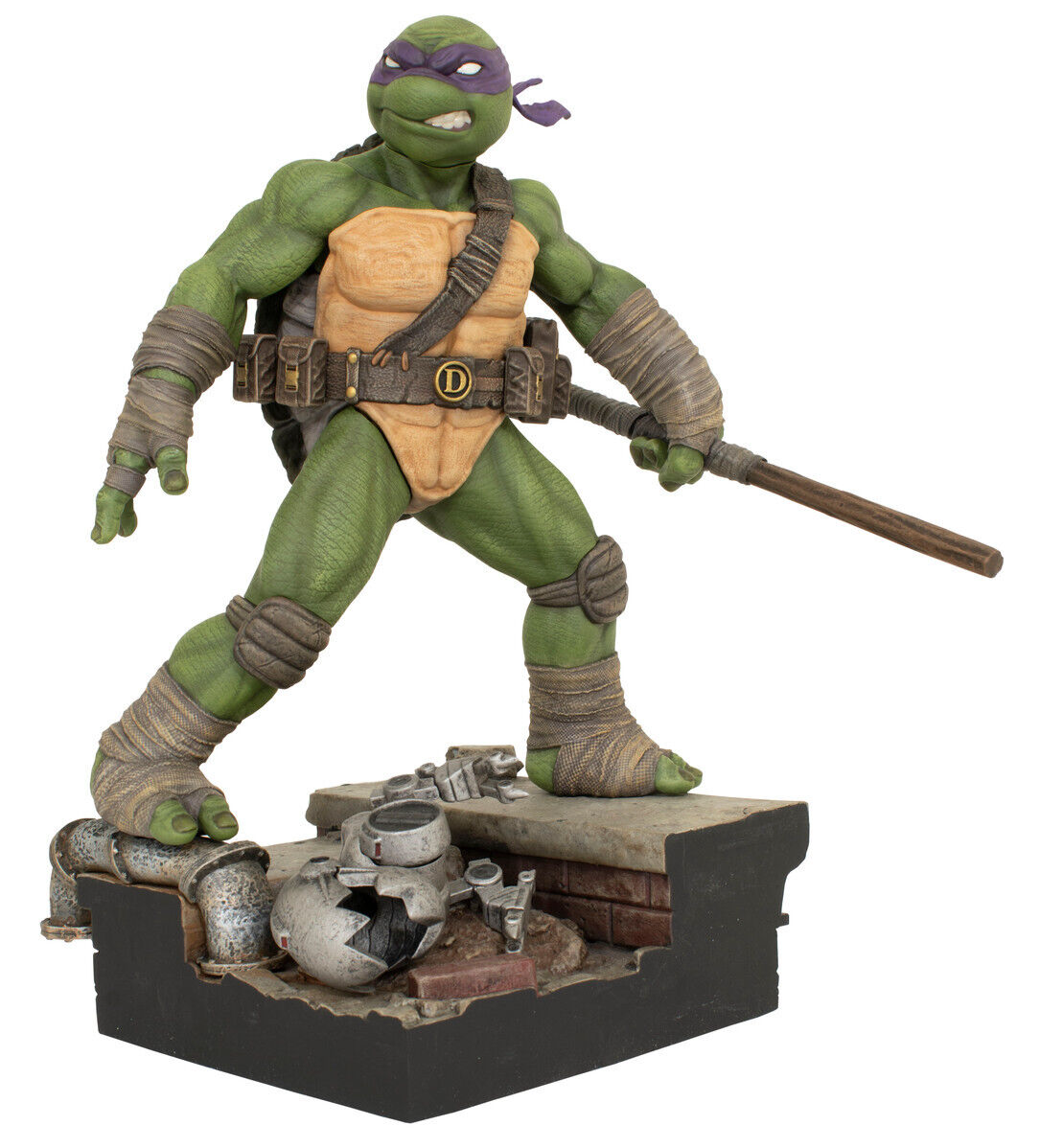 TMNT Teenage Mutant Ninja Turtles DONATELLO Statue Figure Diamond ...