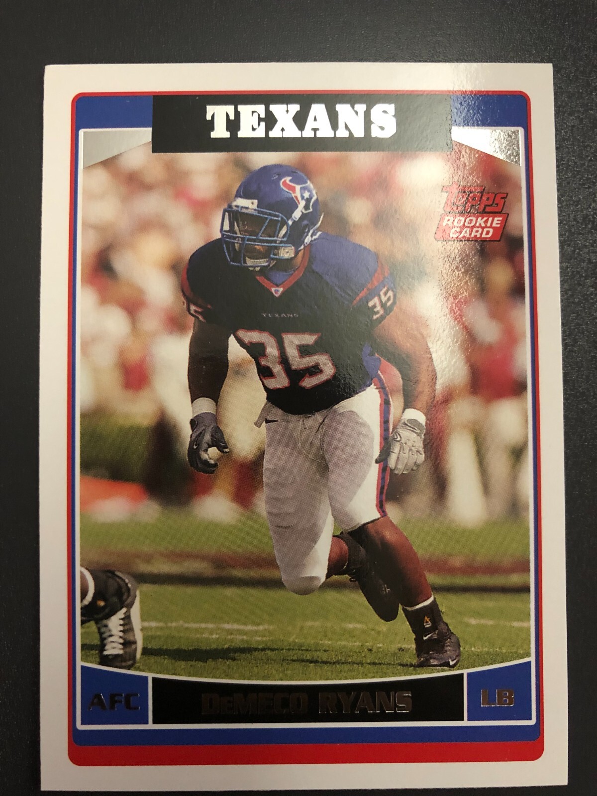 DEMECO RYANS 2006 TOPPS ROOKIE CARD #332 HOUSTON TEXANS | eBay