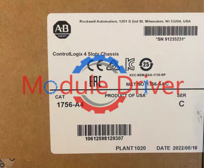Allen-Bradley 1756-A4 ControlLogix 4 Slots Chassis AB 1756A4 New ...