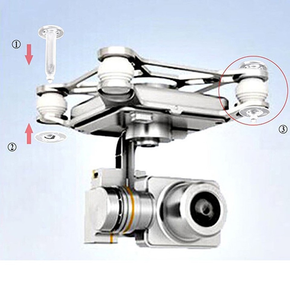 Anti Vibration Balls+Anti-drop Pins Kit Set For DJI Phantom 3 Pro Light ...