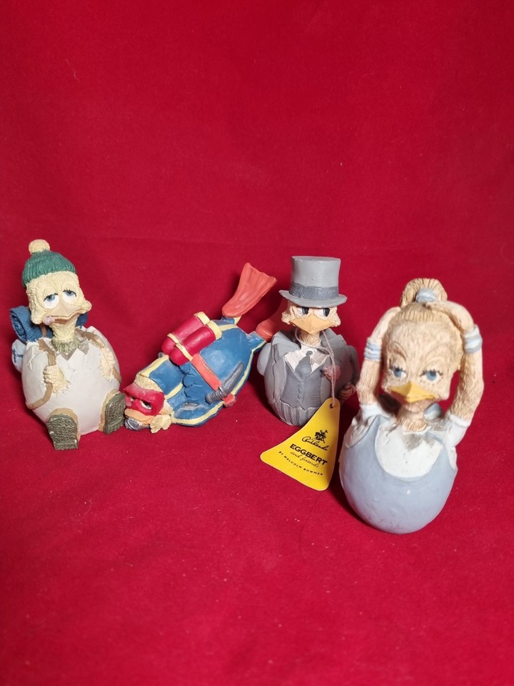 Eggbert and Friends Assorted Job Lot 10 Collectable Figurines Malcom ...