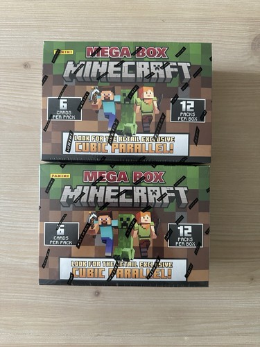 Lot of 2 Panini Minecraft Trading Card Mega Box | eBay