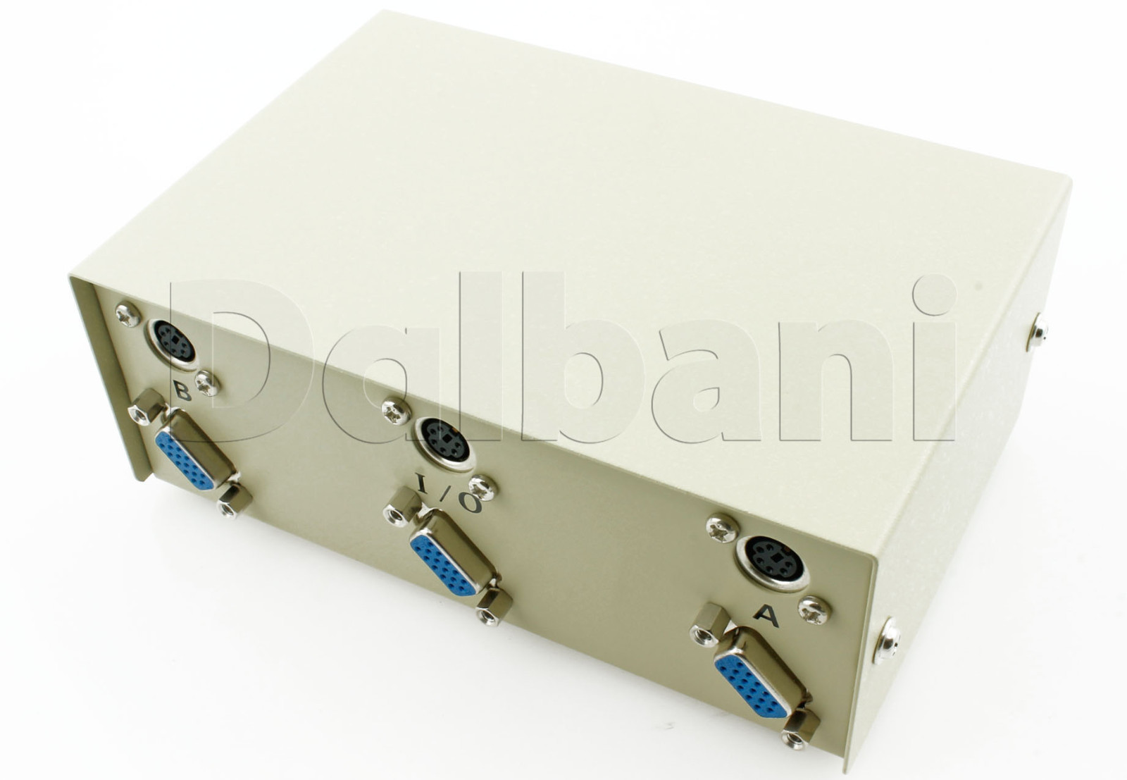95-3060 Manual Switch Box DB15 Heavy Duty / Mini 6 DIN, PS/2 2 way DW ...