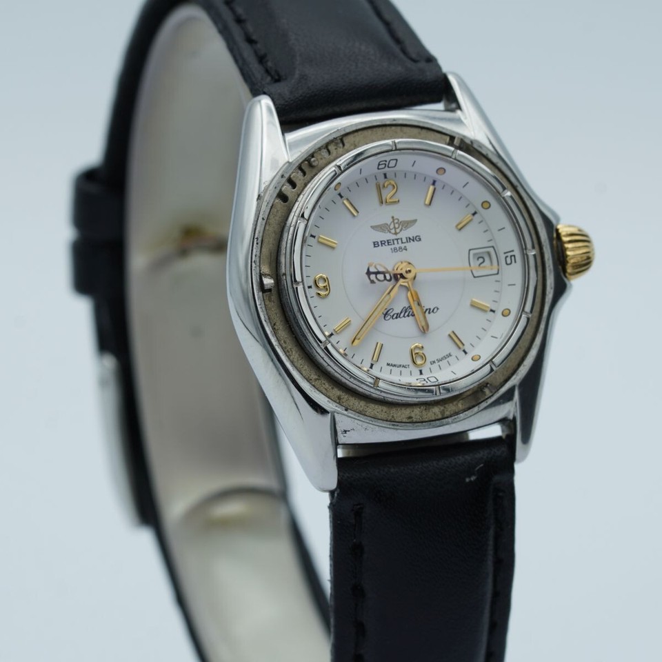 Breitling Callistino Ladies Watch Steel/Gold D52044 Quartz Bezel ...