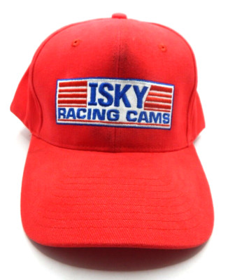 Racing Isky Racing Cams Hat Ball Cap Black Adjustable Red | eBay