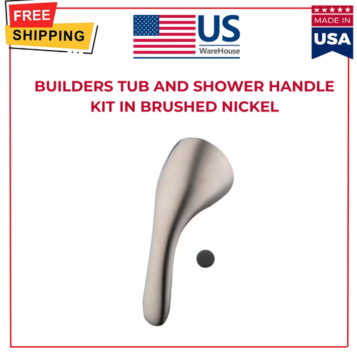 Builders Tub and Shower Handle Kit in Brushed Nickel – Universal ...