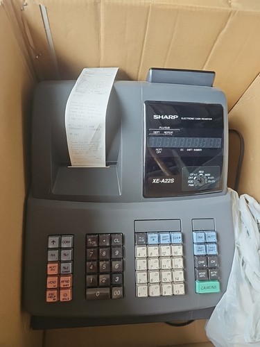 *Local ONLY**Sharp XE-A22S Electronic Cash Register Machine Retail POS ...