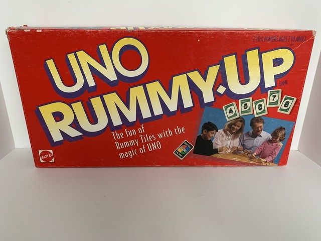 UNO Rummy up 100 Complete Mattel Games 1993 Rummyup Vintage for sale ...